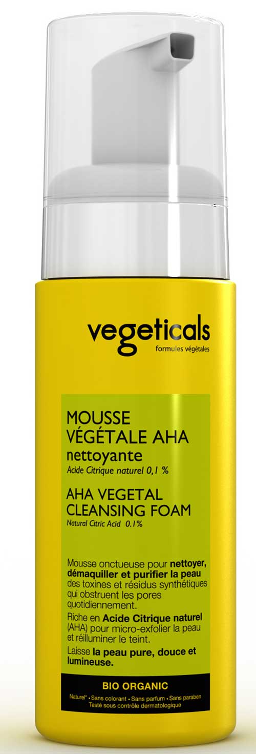 Vegeticals Espuma Vegetal AHA, ácido cítrico para cuidar tu rostro ...