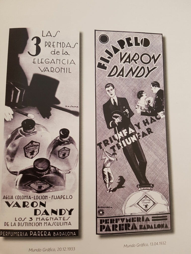 Varon Dandy celebra centenario con exposición de Perfumería Parera ...